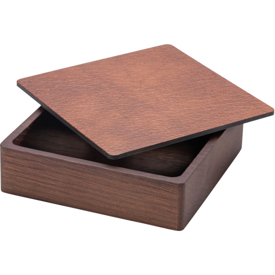 Preisvergleich für Lind DNA Wood Box & Lid SQUARE Bull Oak Holzkiste ...